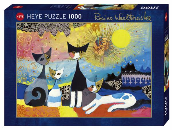 Puzzle HEYE: Puzzle de 1000 piezas Gatos Rosina Wachtmeister ( Ref: 0000029524 ) en Puzzlemania.net