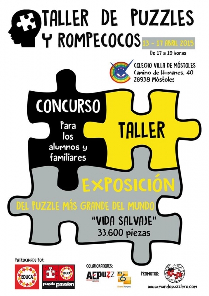 Taller de puzzles y concurso y exposición de rompecabezas Blog de ...