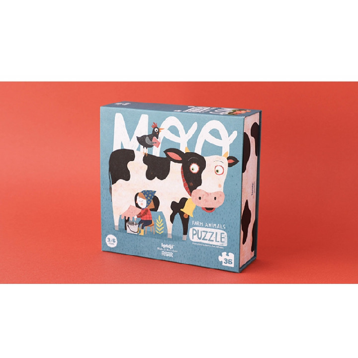 Puzzle LONDJI: Puzzle de 36 piezas Moo puzzle ( Ref: 0000016766 ) en ...
