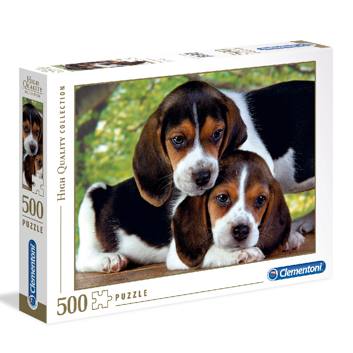 Puzzle CLEMENTONI: Puzzle de 500 piezas Perros Beagles ( Ref ...