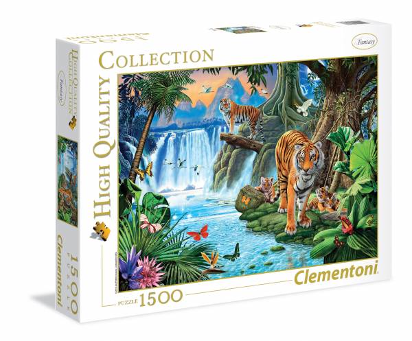 Puzzle CLEMENTONI: Puzzle de 1500 piezas Puzzle Tigre ( Ref: 0000031636 ...