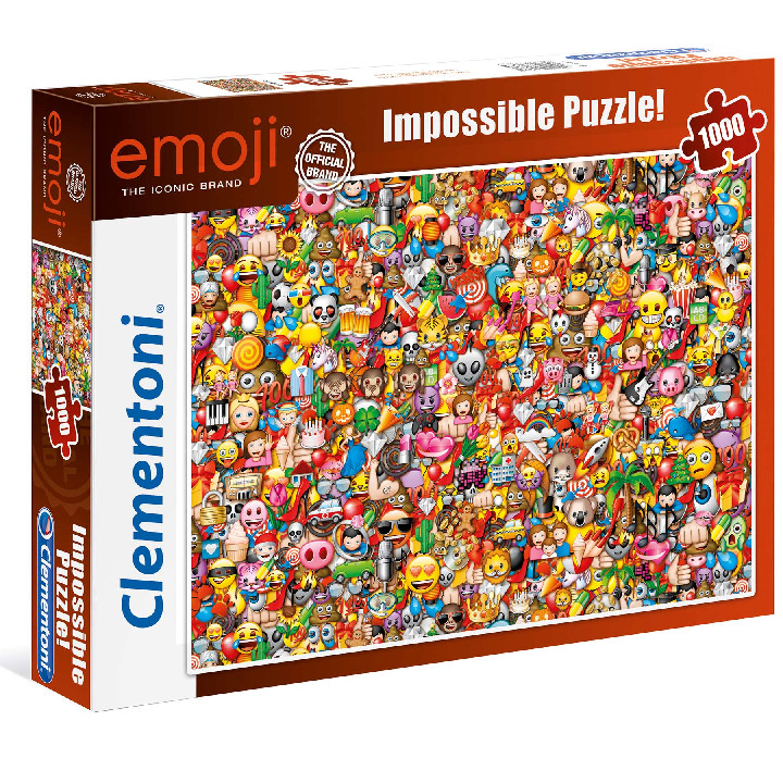 Puzzle CLEMENTONI: Puzzle de 1000 piezas Emoticon emoji ( Ref ...