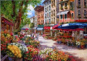 Puzzle SCHMIDT: Puzzle de 1000 piezas Mercado de Paris Sam Park ( Ref ...