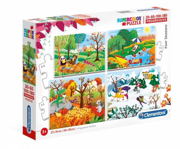 Puzzle CLEMENTONI: Puzzle de 160 piezas Las 4 estaciones ( Ref ...