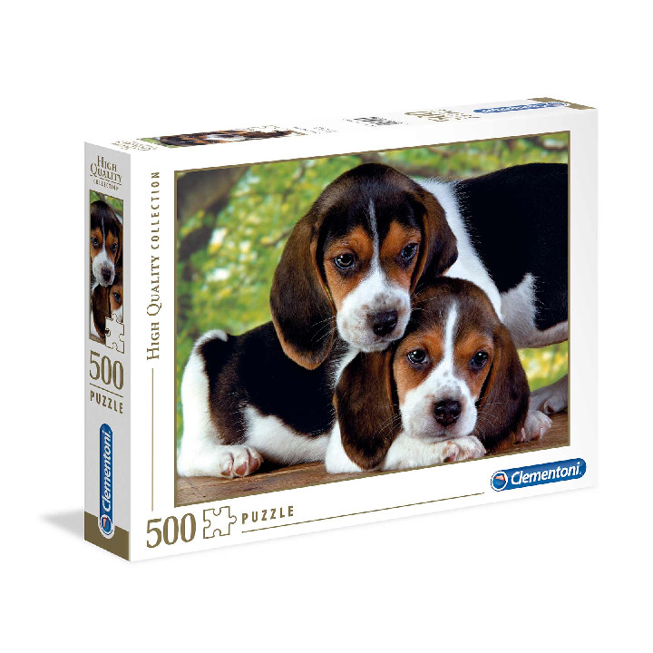 Puzzle CLEMENTONI: Puzzle de 500 piezas Perros Beagles ( Ref ...