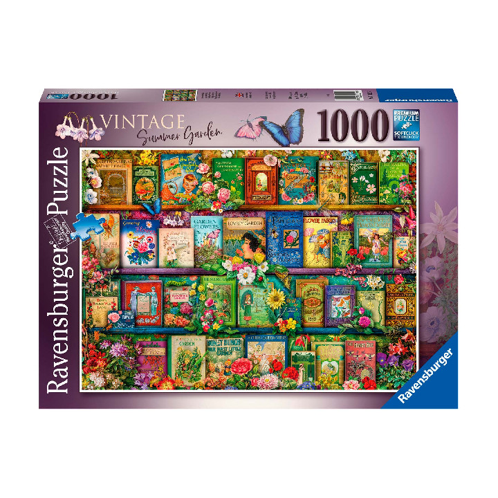 Puzzle RAVENSBURGER: Puzzle de 1000 piezas Libros de Jardineria ( Ref ...