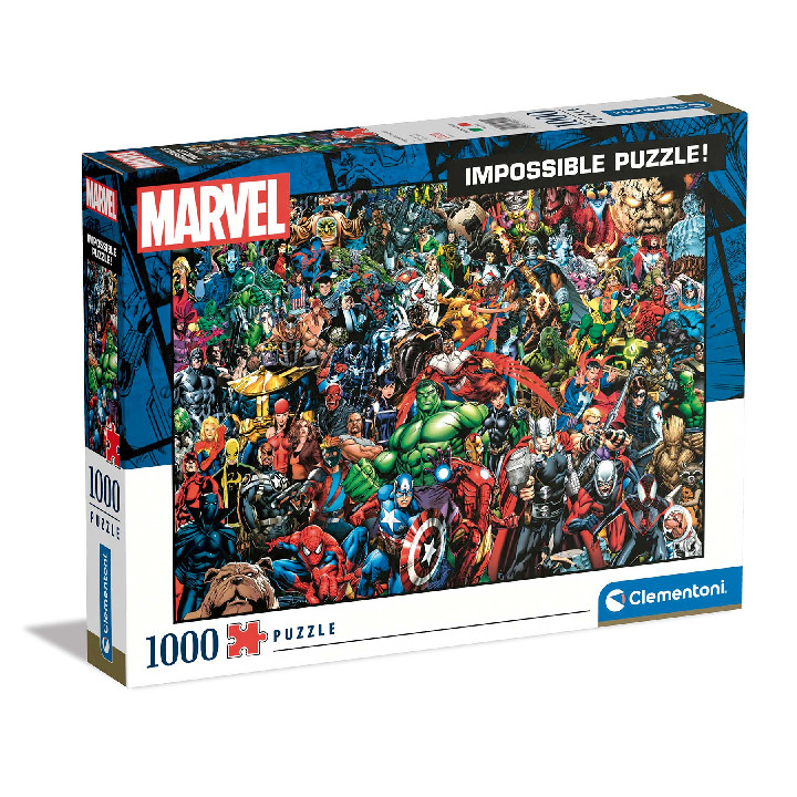 Puzzle CLEMENTONI: Puzzle de 1000 piezas Marvel ( Ref: 39709 ) en ...
