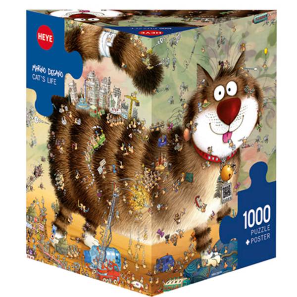 Puzzle HEYE: Puzzle de 1000 piezas Vida de Gatos ( Ref: 0000029569 ) en ...